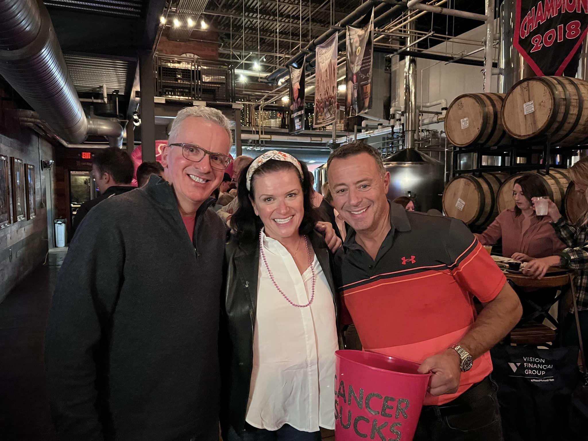 Joe DiLeo Guest Bartends at Real Men Wear Pink Event - Vision Financial ...